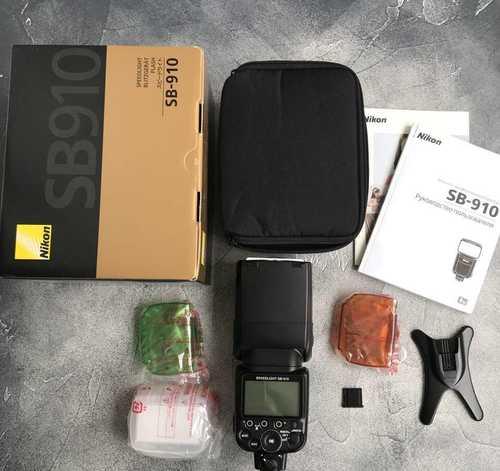 Фотовспышка Nikon SB-910 + Радиосинхронизатор
