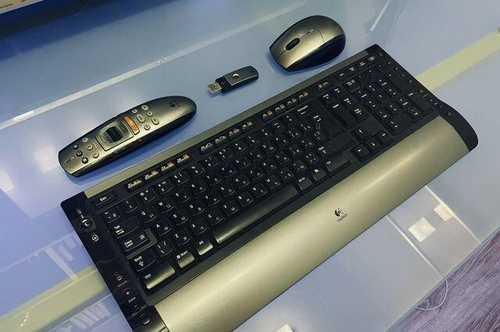 Комплект-клавиатура, мышь, пульт Logitech s510