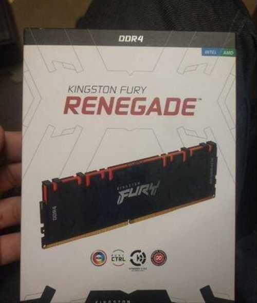 Kingston fury Renegade RGB 32Gb DDR4 3200 мгц dimm