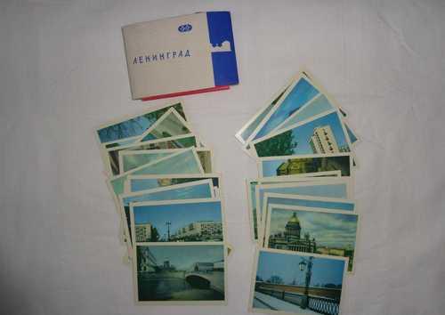 Открытки Ленинград1967г, гармошка 1979г