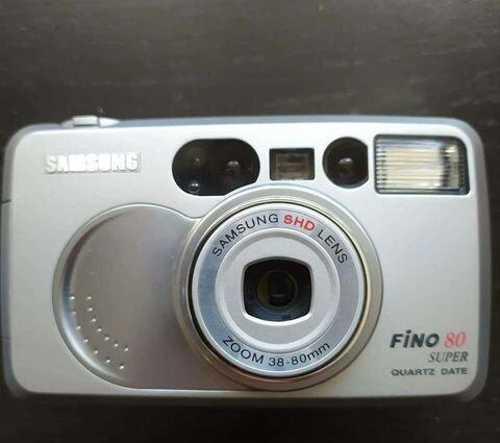 Плёночный фотоаппарат samsung fino 80 super
