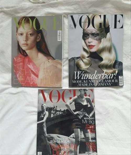 Журналы Vogue Italia / Deutsch / Espana