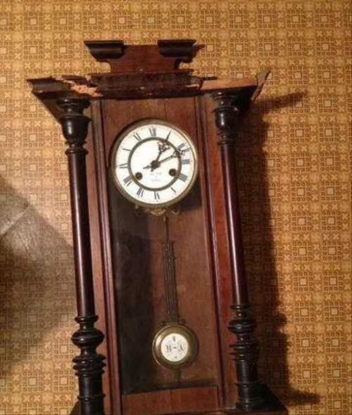 Антикварные настенные часы с боем Le Roi A Paris