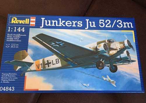 Модель самолёта Junkers Ju-52/3m 1:144 от Revell