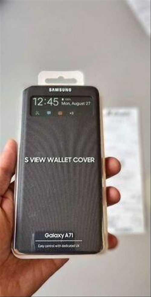 Чехол Samsung S View Wallet Cover для A71