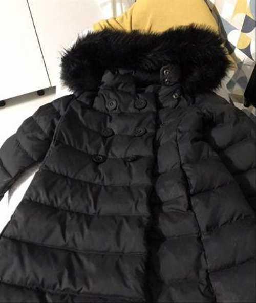 Пуховик для девочки Benetton р.90