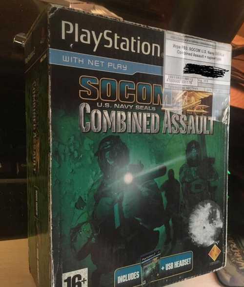 PS2 Pal socom: U.S. Navy с usb гарнитурой