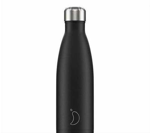 Термос Chilly's Bottles, Monochrome, Black, 500 мл