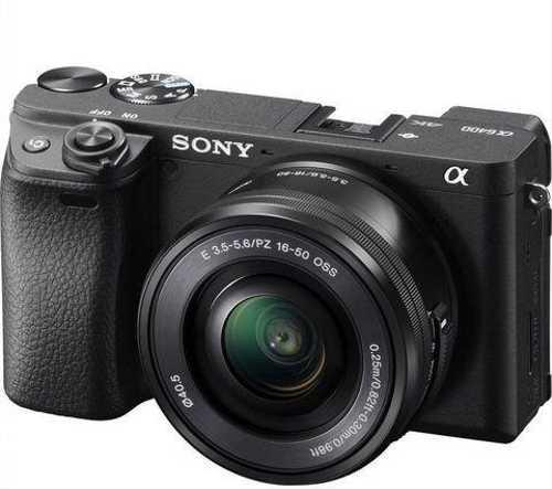 Фотоаппарат системный Sony A6400 + SEL-P1650 Black