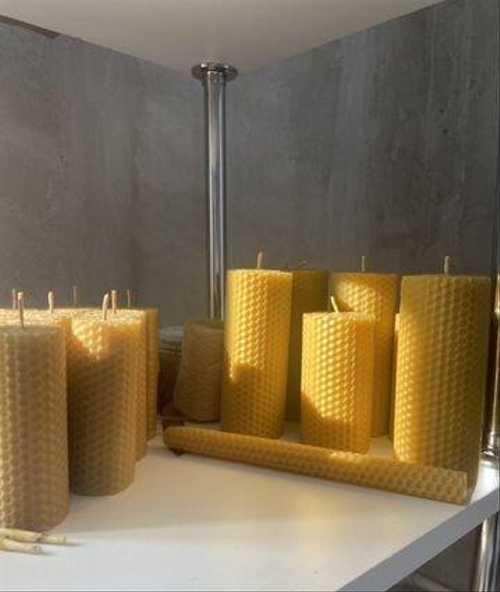 Продам свечи из пчелиного воска (вощины)