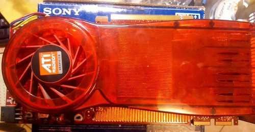 ATI radeon HD3870. 512мБ. 256Bit