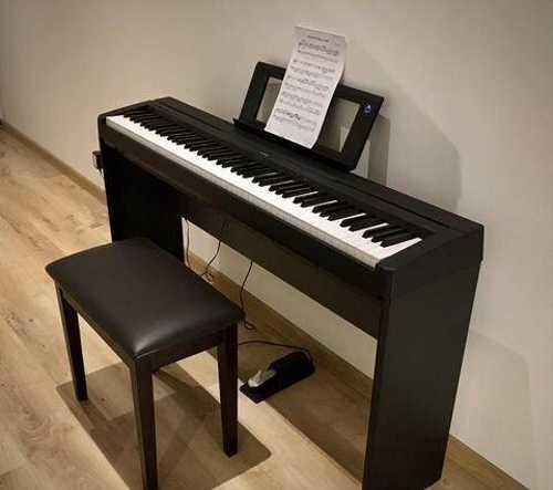 Цифровое пианино Yamaha P45+стойка+педаль+банкетка