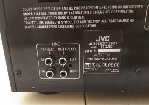 Кассетная дека JVC