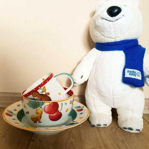 Villeroy Boch мишки Kiddy, 3 предмета