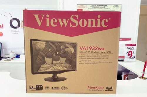 Монитор, Viewsonic VA1932w 19", Новый