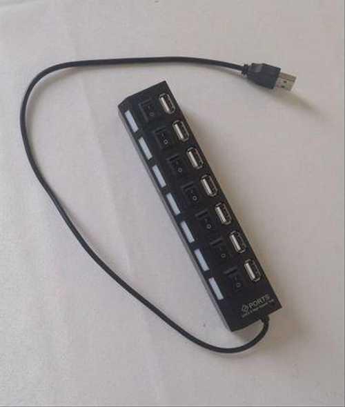 USB-концентратор, 7 разъёмов