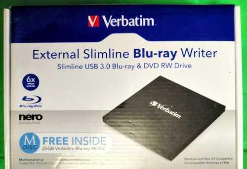 Blu-ray рекордер Verbatim с интерфейсом USB 3.0