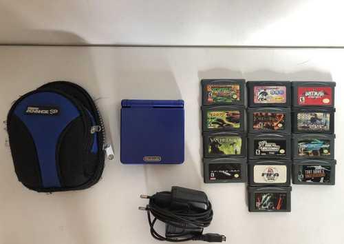 Game Boy Advance SP синий
