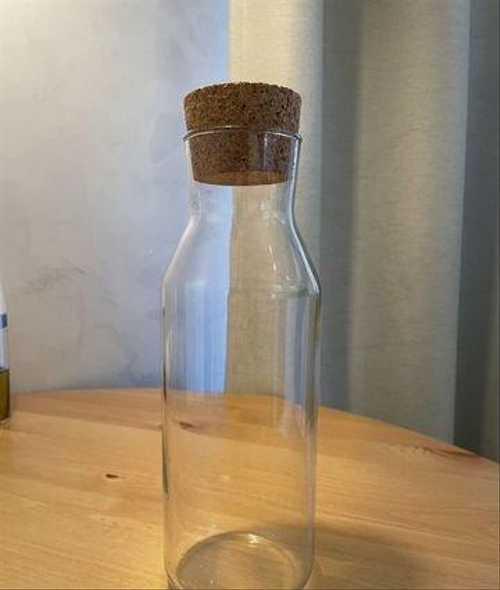 Бутылка графин IKEA стеклянная