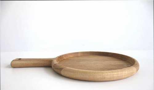 Деревянная тарелка-сковородка