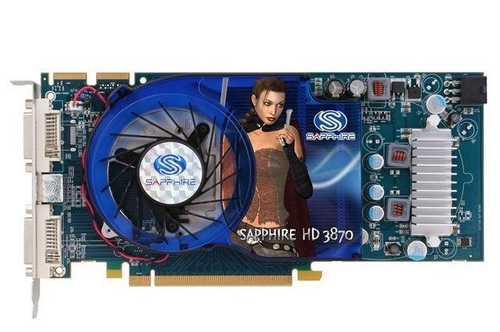 Sapphire Radeon HD 3870 775Mhz PCI-E 2.0 512Mb