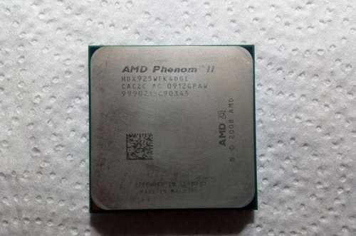 AMD Phenom II x4 Deneb 925 am3, 4 x 2800 МГЦ. Двухъядерный amd