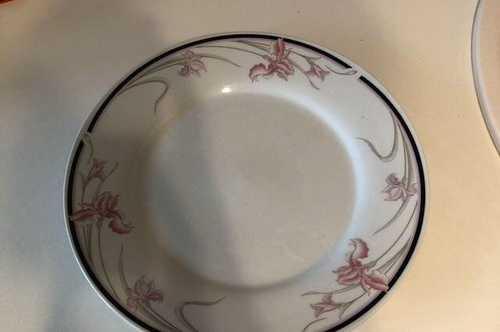 Тарелка 26 см, тарелка Будянский фаянсовый завод