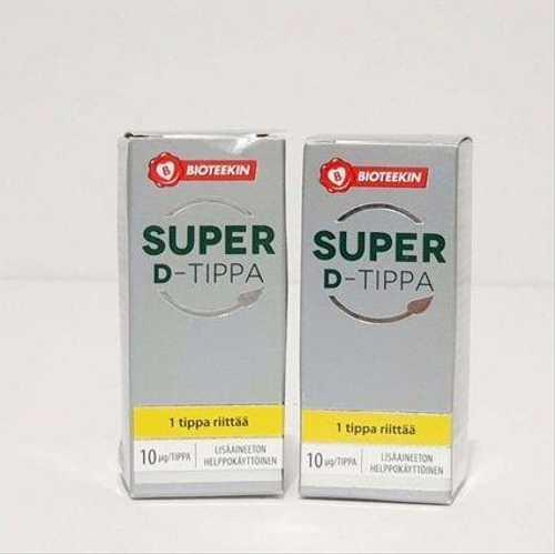 Детский витамин D3 Bioteekin Super D-tippa, 8 мл