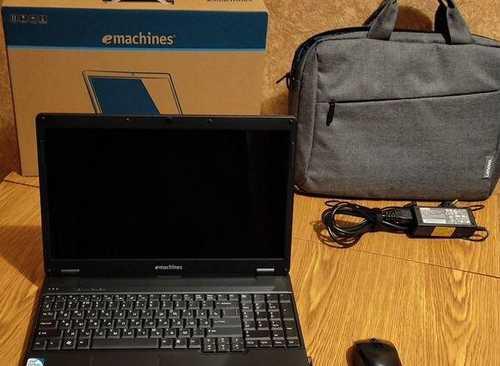 Ноутбук Acer eMachines E728 + сумка Lenovo и мышь