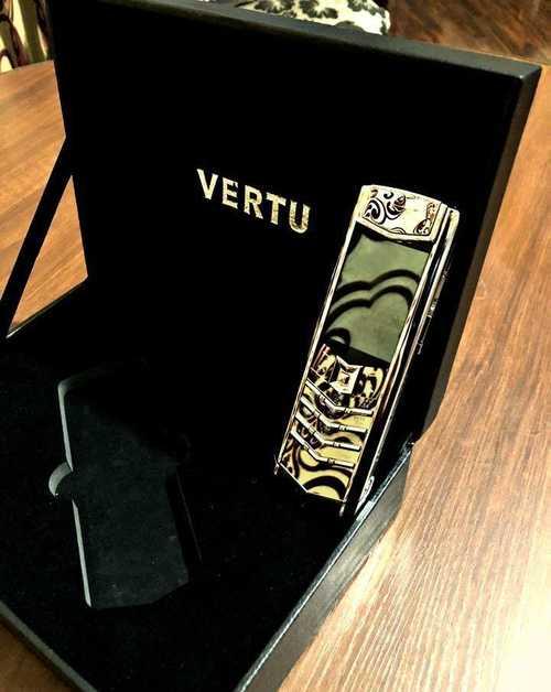 Vertu Signature S Design Chrome Crocodile