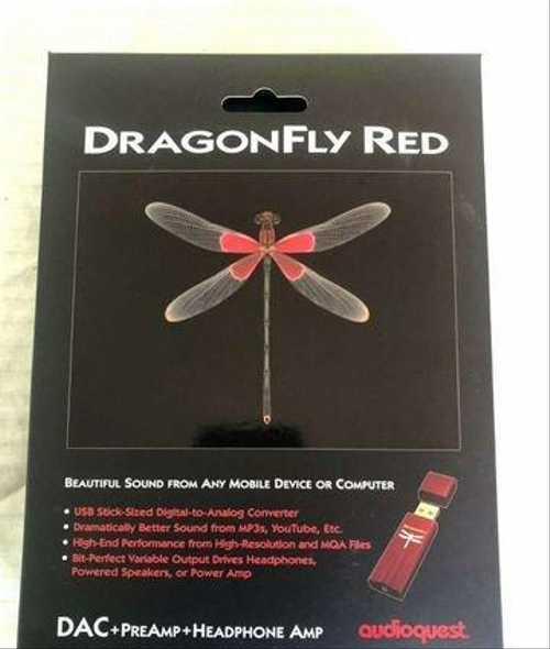 Audioquest dragonfly red новый. Гарантия чек