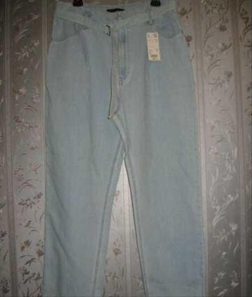 Новые джинсы с высокой талией фирмы uniqlo 46-48 р