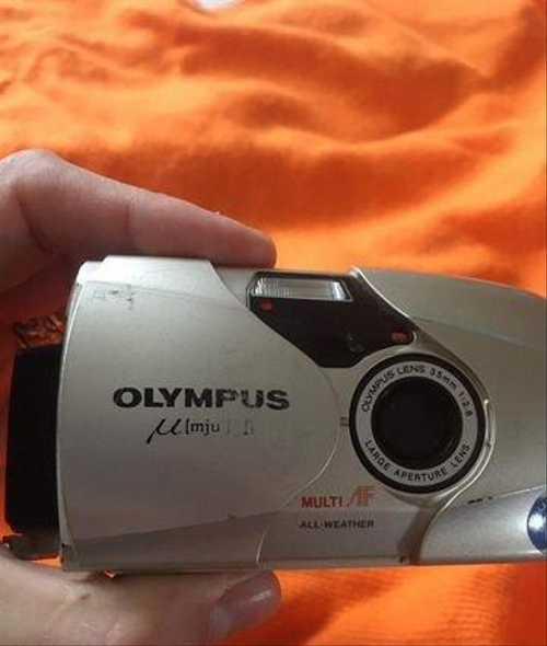 Компактный пленочный фотоаппарат olimpus mju ii ол