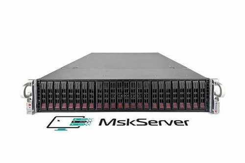 Сервер Supermicro 2027R-E1R24N 2x E5-2620v2 256Gb