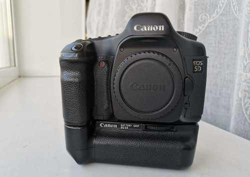 Canon 5d с батарейным блоком