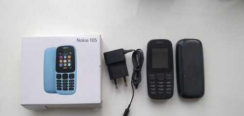 Мобильный телефон Nokia 105 Dual SIM (черный)
