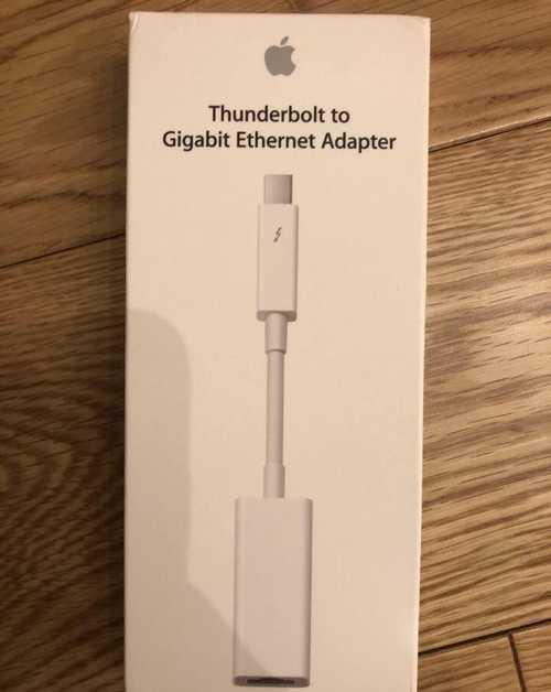 Переходник apple thunderbolt to gigabit ethernet a