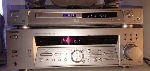 AV ресивер Sony STR485E +CD/DVD /MP3 player DVP305