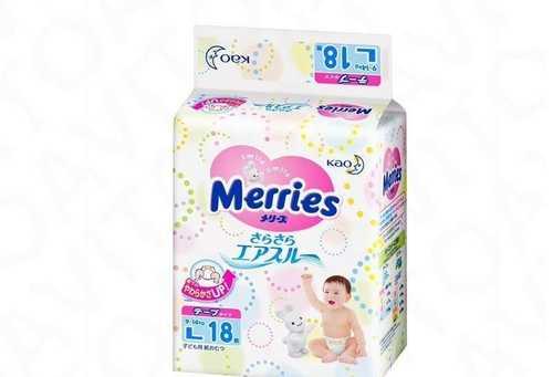 Японские подгузники Merries(Мериес) 9-14кг 18 шт