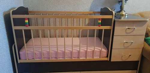 Кровать для новорождённых и старше