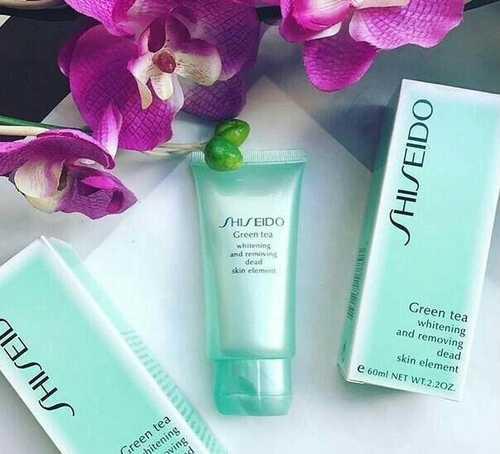 Пилинг shiseido green tea