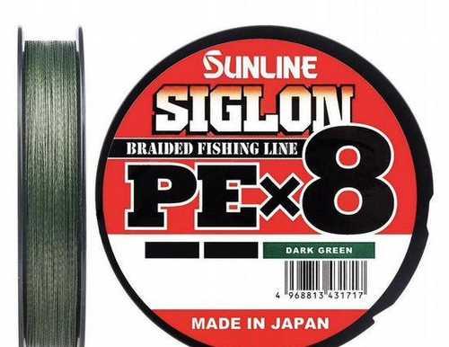 Плетенные шнуры Sunline Siglon PEx8 Dark Green