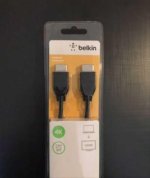 Кабель hdmi Belkin. 1.5m. 4K