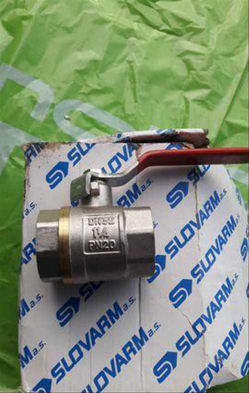 Кран шаровый рычаг DN32 1 1/4" PN20