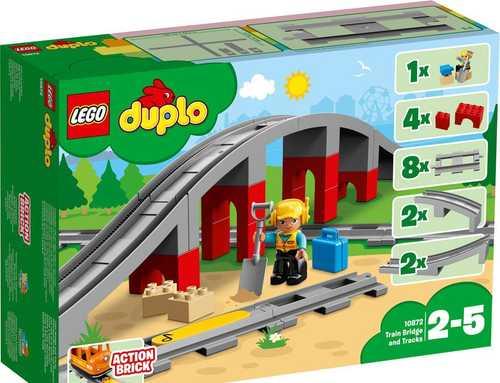 Конструктор lego duplo 10872 Железнодорожный мост