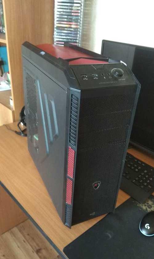 Корпус midi-tower пк Aerocool XPredator x1 красный