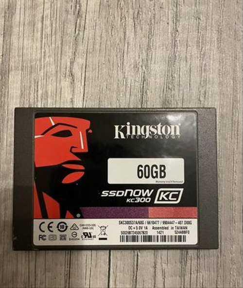 Жесткий диск ssd kingston 60gb