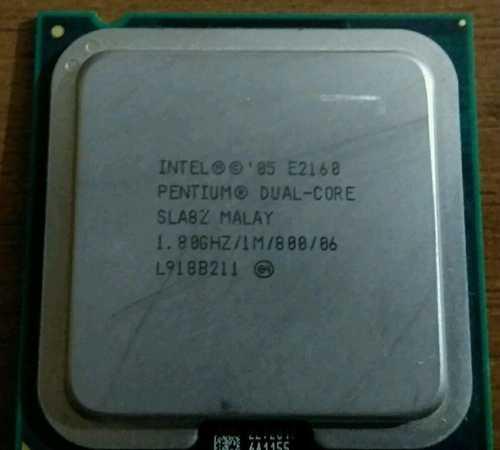 Процессор intel dual core e2160