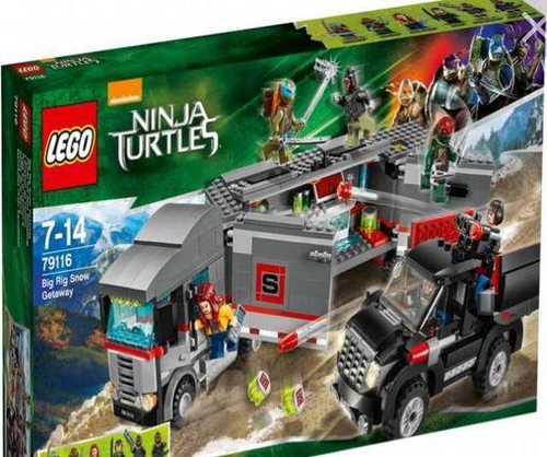 79116 Lego ninja turtles большая снежная машина дл