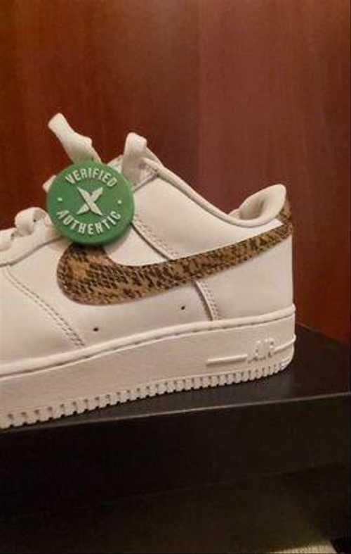 Кроссовки Nike Air Force1 Ivory Snake Новые